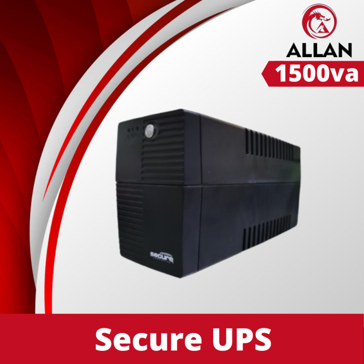 Allan Secure UPS 1500VA Uninterruptible Power Supply | Lazada PH