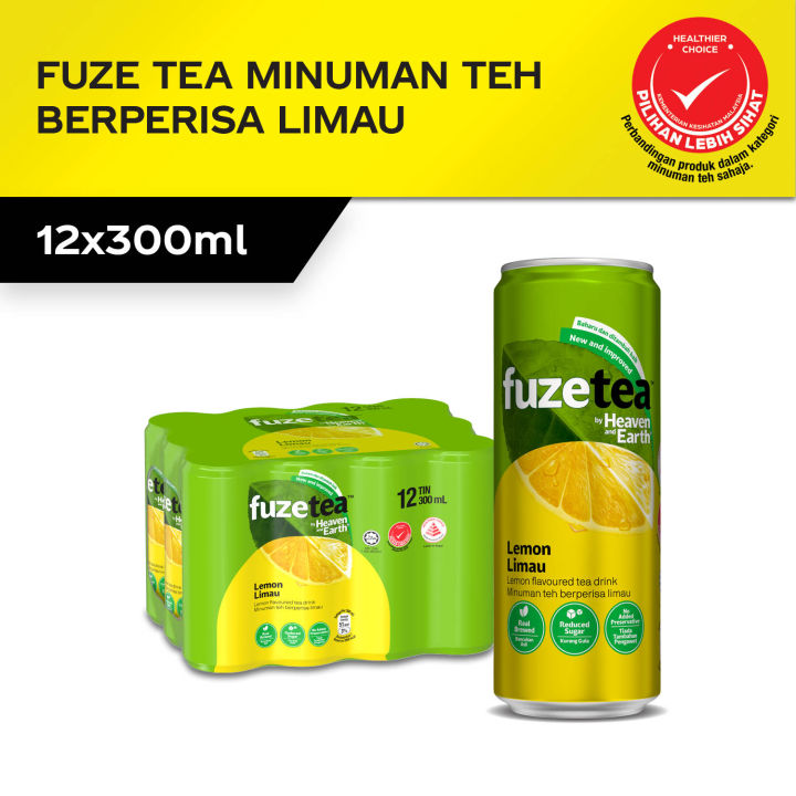 FUZE TEA Ice Lemon Tea 300ml x 12 | Lazada