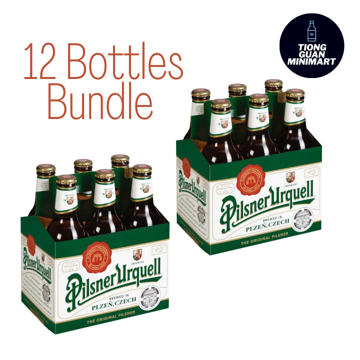 PILSNER URQUELL Czech Republic TWIN PACK ( 12 X 330ML) BBD: MAY 2026 ...
