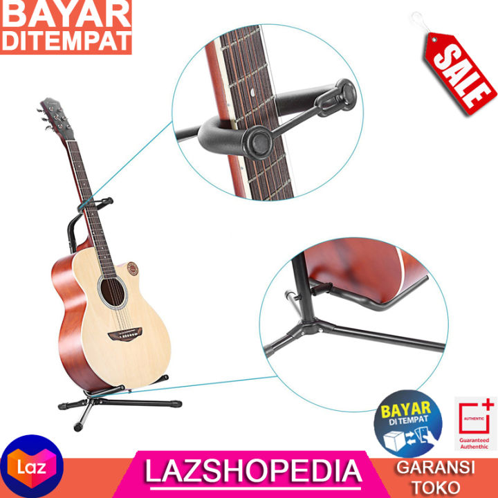 Stand Gitar Long Neck / peralatan musik / aksesoris gitar / tempat ...