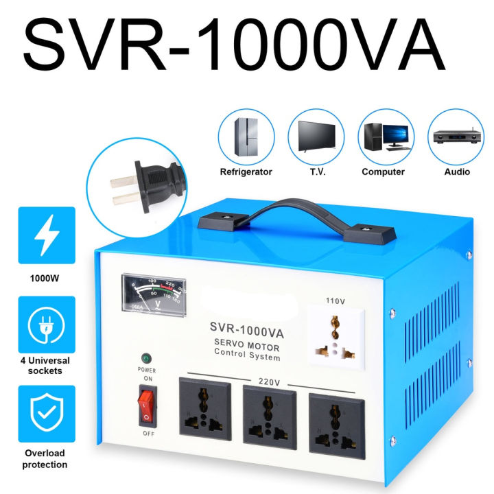 AVR Automatic Voltage Regulator 1000watts SVR-1000VA Servo Type AVR ...