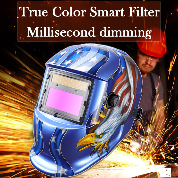 2025 New welding mask auto darkening welding mask automatic dark solar ...