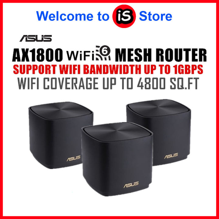 Asus ZenWiFi AX Mini (XD4) WiFi 6 AX1800 Mesh Wifi With Backhaul ...