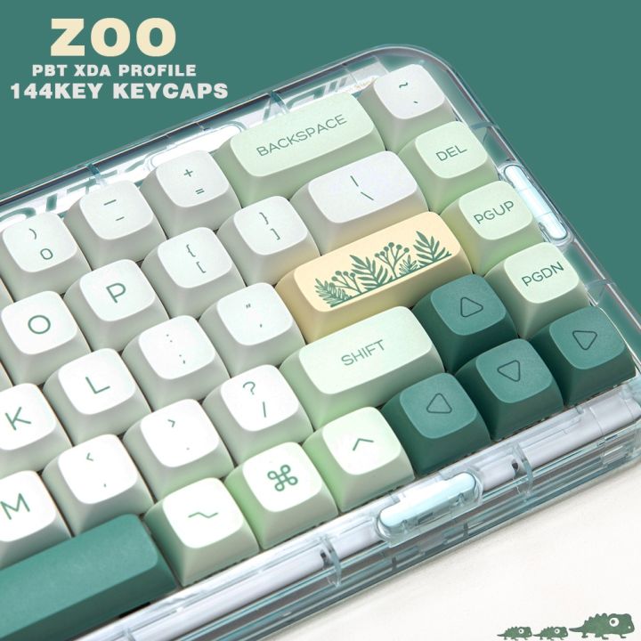 GMK ZOO Keycap 144keys XDA Profile PBT Compatible 60/70/80/108 ...