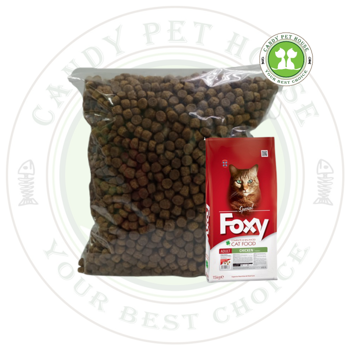 Foxy Adult Chicken Cat Food 1kg Repack | Lazada