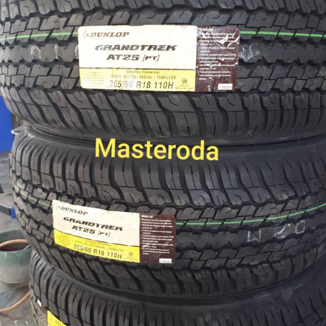 Ban Dunlop Grandtrek AT25 265/60/R18 New Fortuner, New Pajero Sport ...