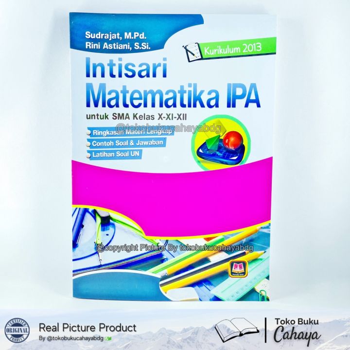 INTISARI MATEMATIKA IPA SMA X XI XII KURIKULUM 2013 PUSTAKA SETIA ...