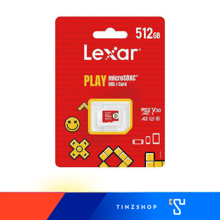 Lexar® 512GB PLAY microSDXC™ UHS-I Memory Card Class 10 150MB/s ...