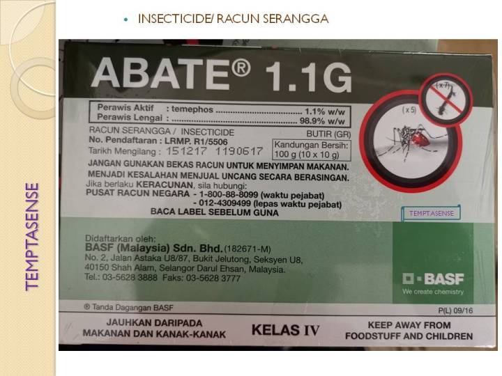 Abate 1.1G Mosquito Larvae Killer 100g (10x10g) | Lazada
