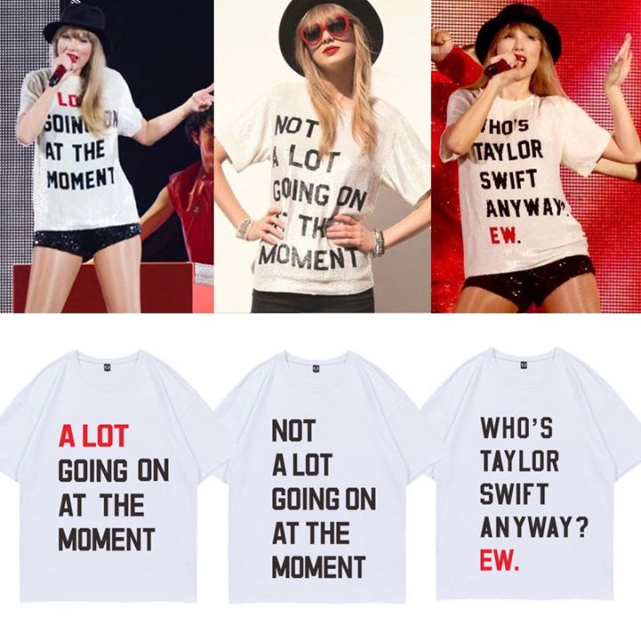 Taylor Swift เทย์เลอร์ สวิฟต์ the Eras Tour Concert Merch ผ้าฝ้ายผู้ชาย ...