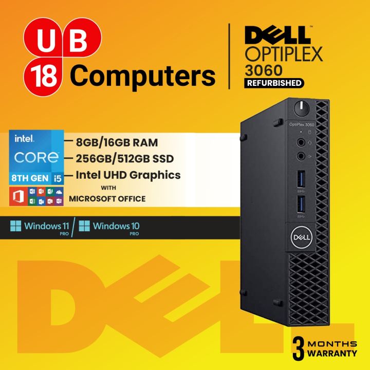 DELL OptiPlex 3060 Micro Desktop ,8th Gen, Core i7/i5 ,Windows 11 PRO ...