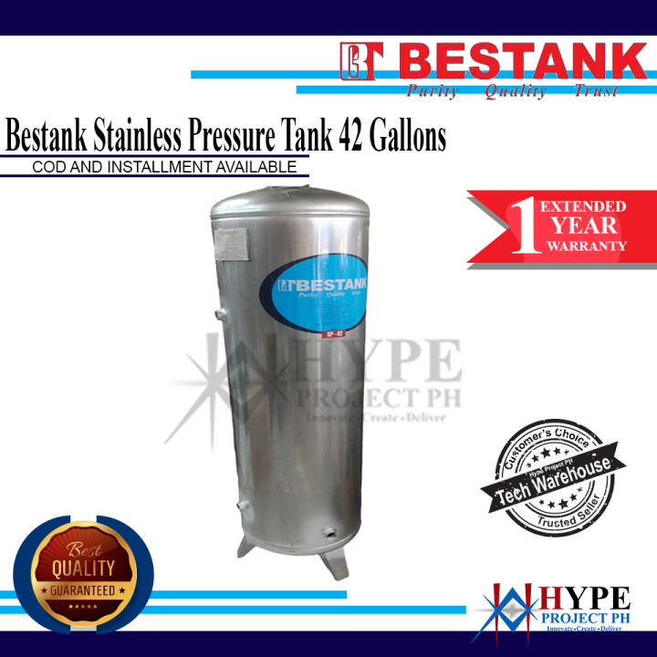 Bestank Original Stainless Pressure Tank 42 Gallons Gals | Lazada PH