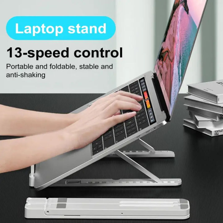 Adjustable Laptop Bracket Ergonomic Laptop Stand with Fan Portable ...