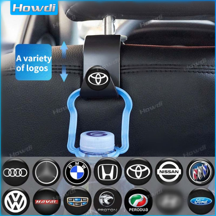 1pc Multifunction Car Headrest Hook Back Seat Hook with car logo | Lazada