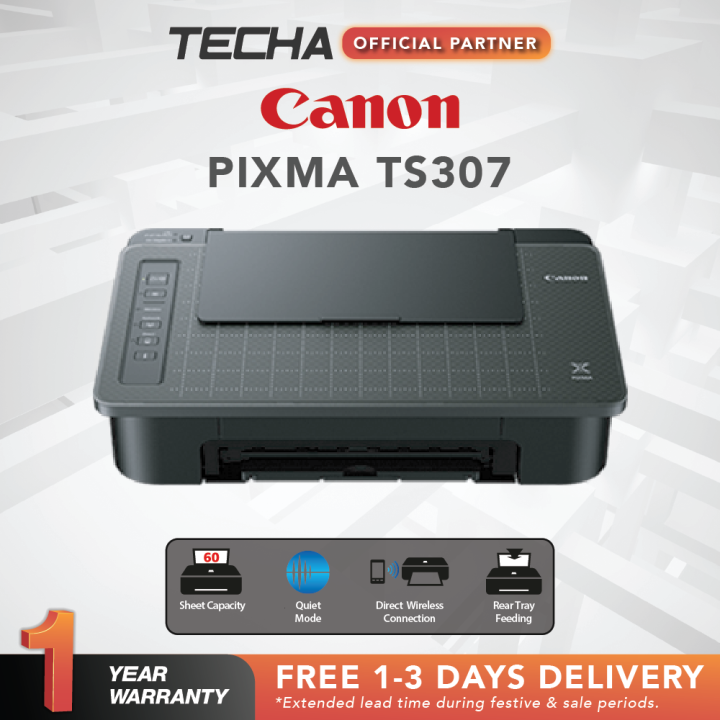 Duty free goods Canon PIXMA TS307 / TS707A | Wireless Printer | Lazada