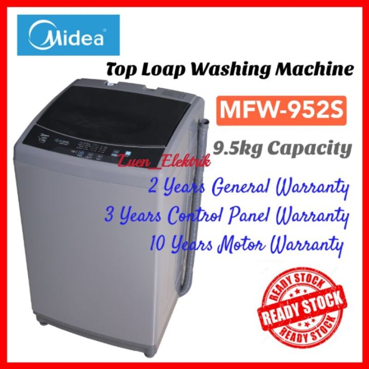 Midea Washing Machine 9.5kg Washing Capacity Fully Auto Washing Machine ...