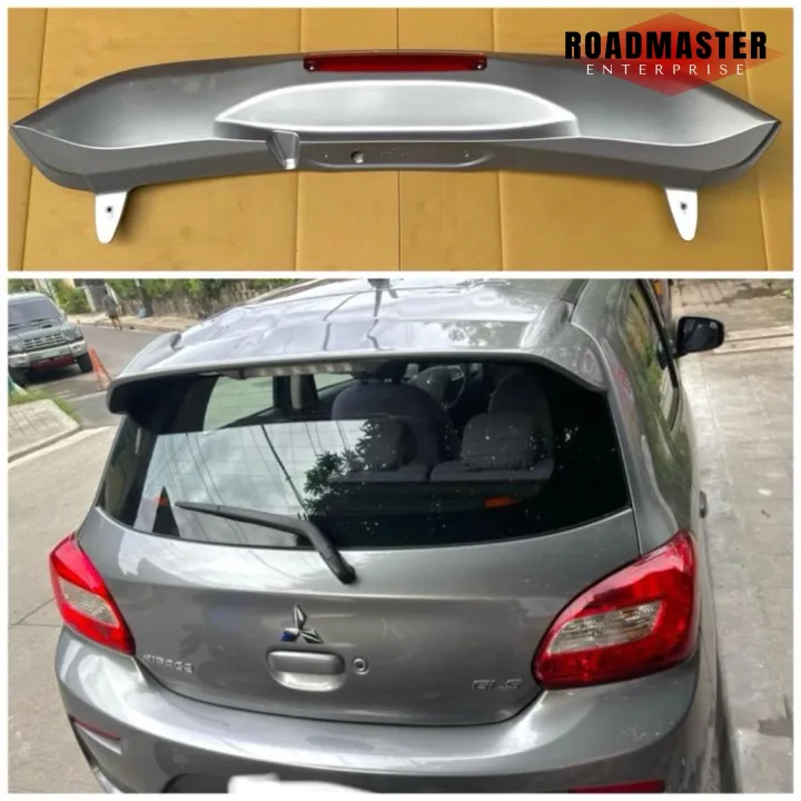 Mitsubishi Mirage Hatchback 2013 to 2025 Thailand Made Spoiler with ...