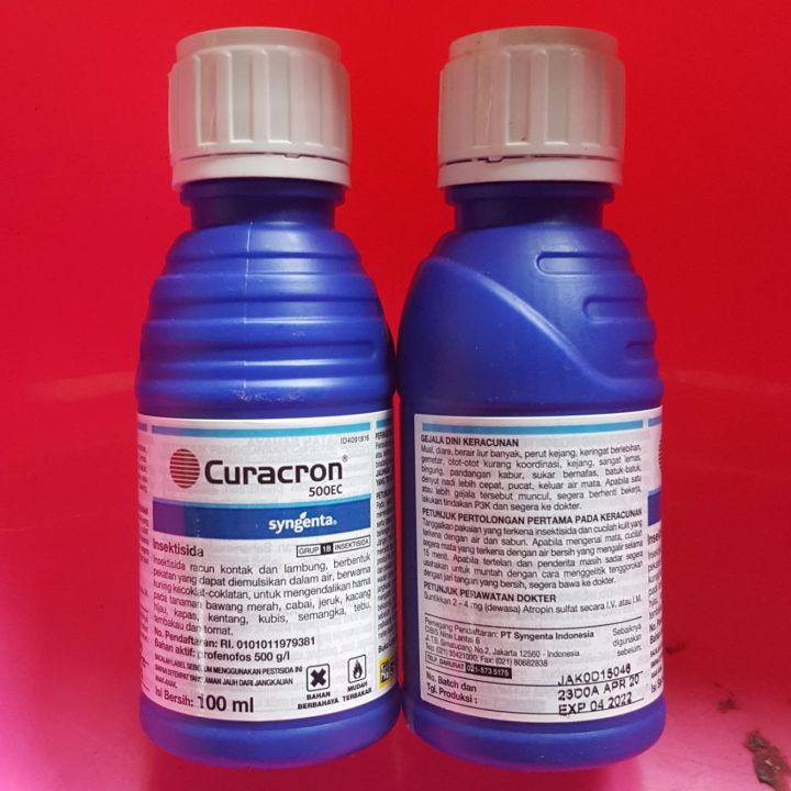 Curacron 500EC 100ML Insektisida Pembasmi Hama Ulat, Serangga dan Kutu ...