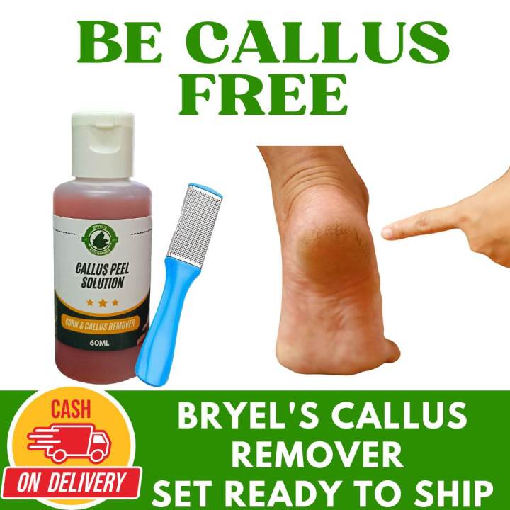 ⚡⚡BRYELS CALLUS REMOVER SET 60ML KALYO OIL SOLUTION WITH CALLUS PILE GRINDER, Pantanggal ng ...