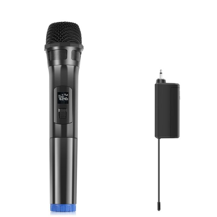 R9Wireless Microphone UHF Dynamic Microphone with LED Display for ...
