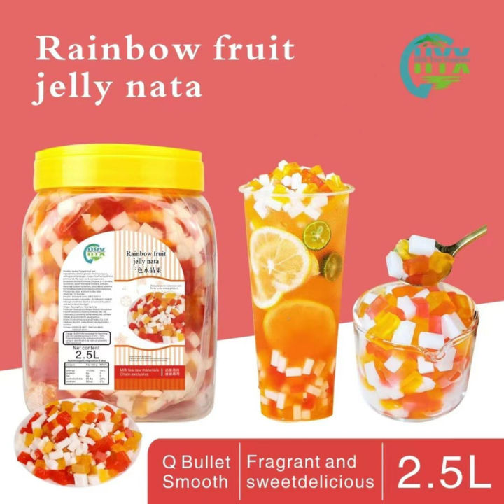 HYX RAINBOW FRUIT JELLY NATA, MILK TEA, FRUIT TEA, SINKERS 2.5KG ...