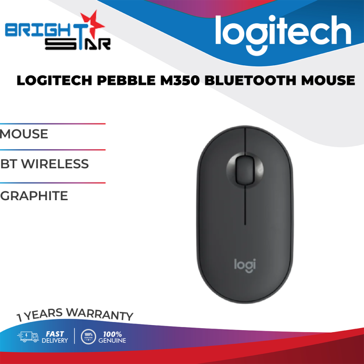 LOGITECH PEBBLE M350 BLUETOOTH MOUSE / BT WIRELESS / GRAPHITE,SAND,LAVENDER LEMONADE,BLUEBERRY ...