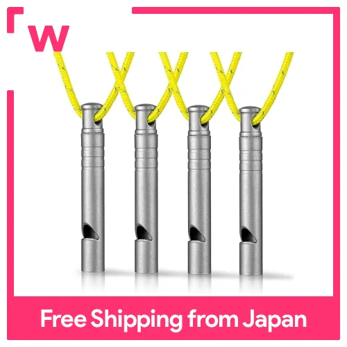 [TIMULTI] Whistle, titanium, emergency, danger prevention, first aid ...
