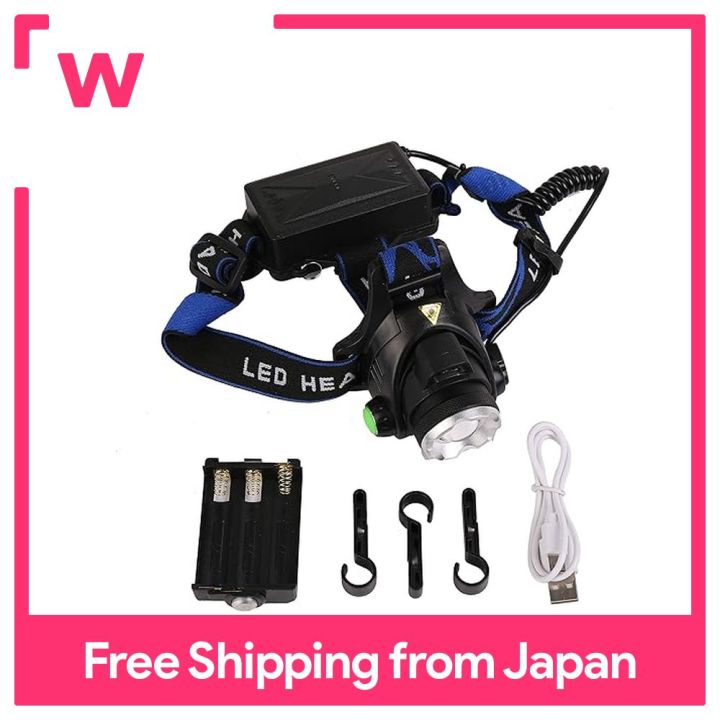 LED headlight USB rechargeable, with sensor function, dry cell model ...