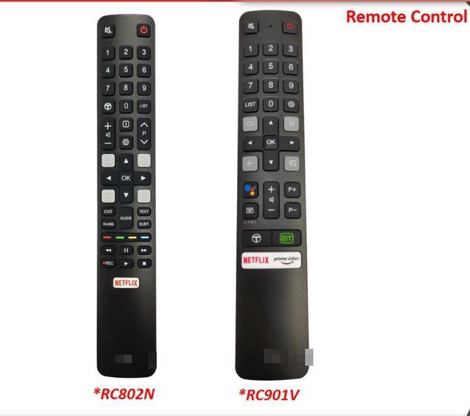 Tcl Smart Tv Remote Control Rc802n Rc901v 40s62 43s62 40s6500