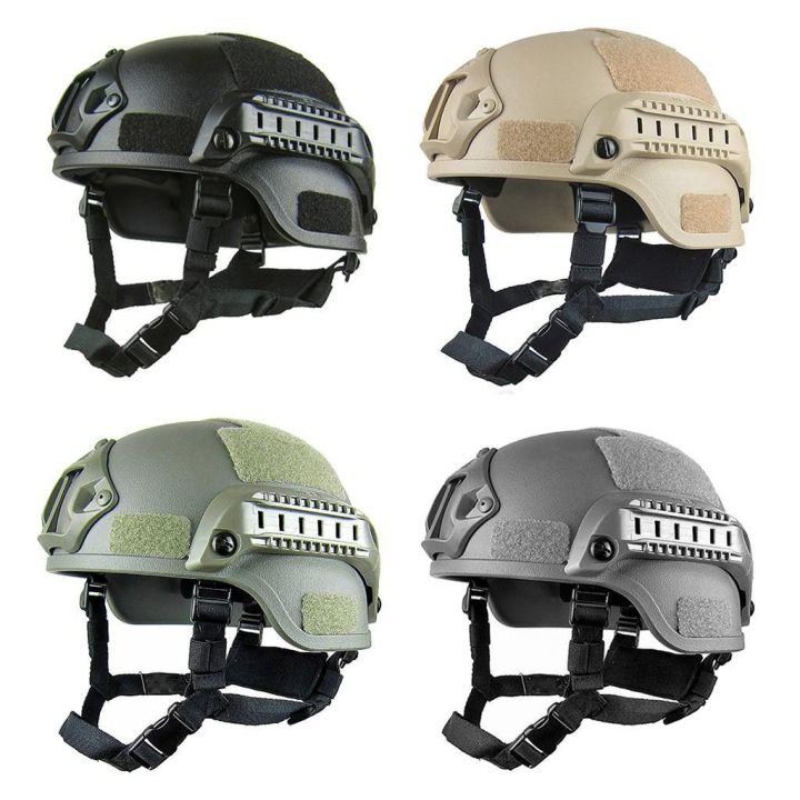 Helmet Outdoor Fast Tactical Helmet Military Tactical Combat Riding ...