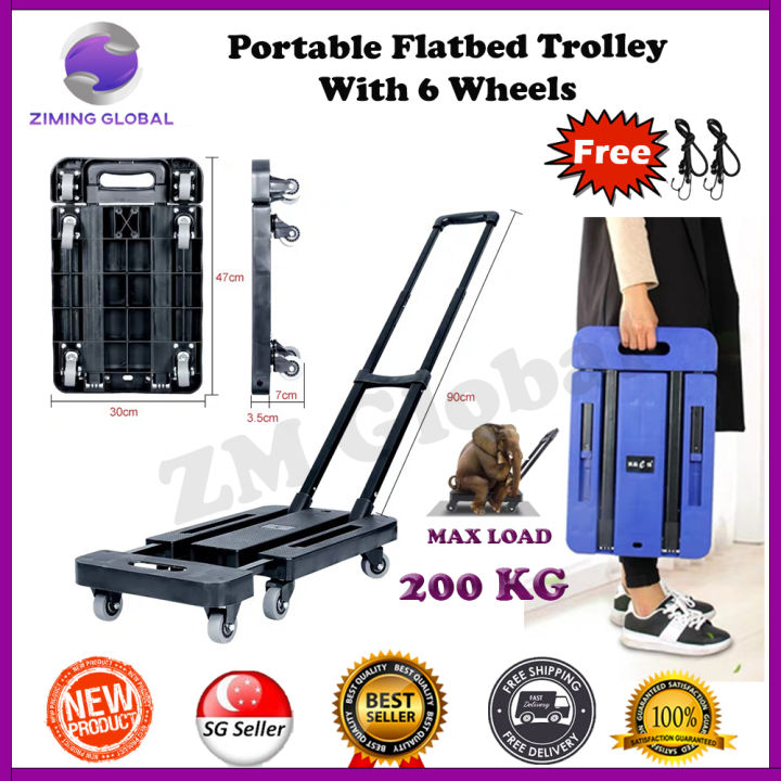 Trolley with Wheel Flatbed / 2 or 2.5 inch wheel Trolley Cart ...