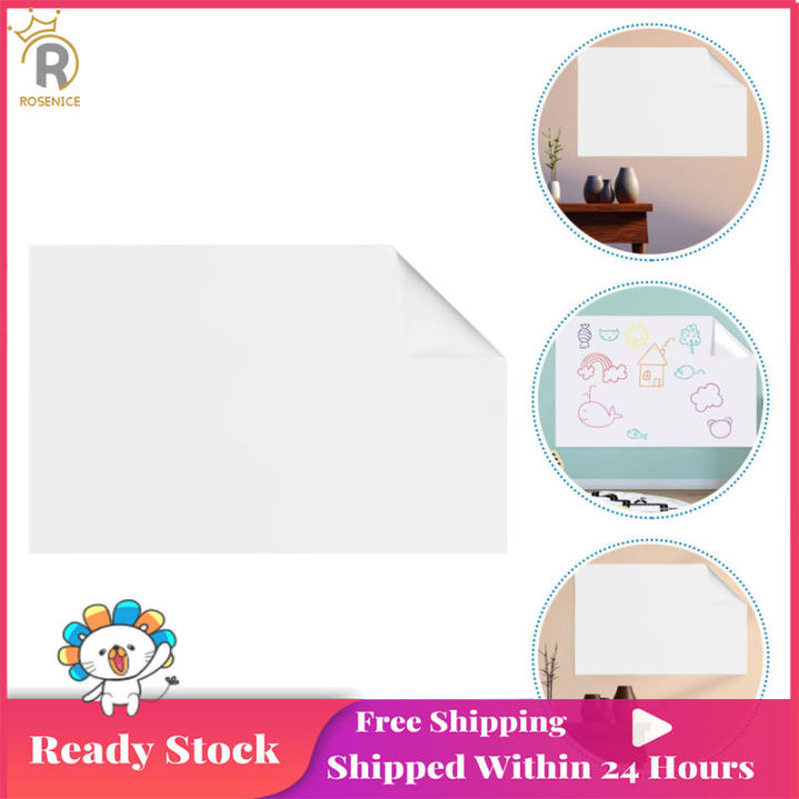 ROSENICE 1 Roll Erasable Whiteboard er For Wall Static Cling Dry Erase ...