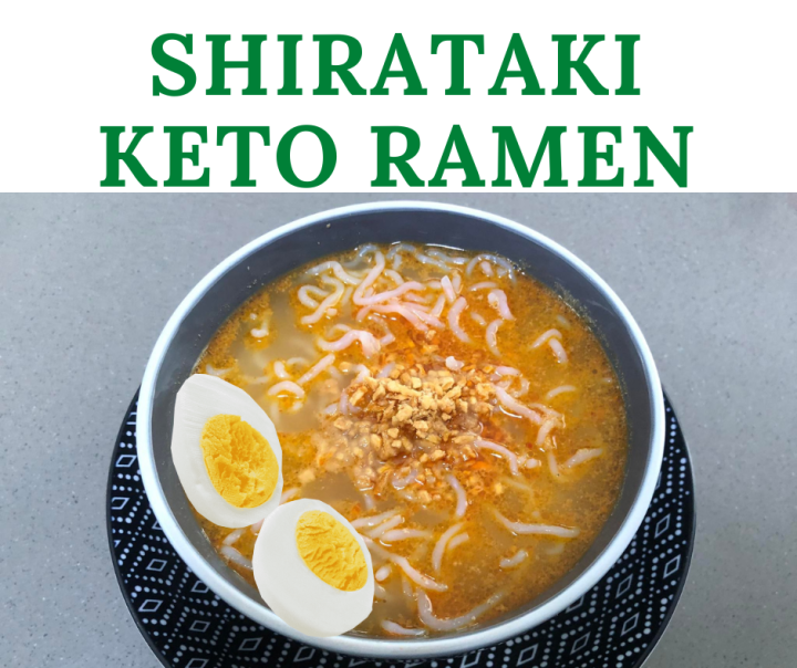 Shirataki Keto Ramen Low Carb Keto Ramen soup with flavorings (Ramen ...
