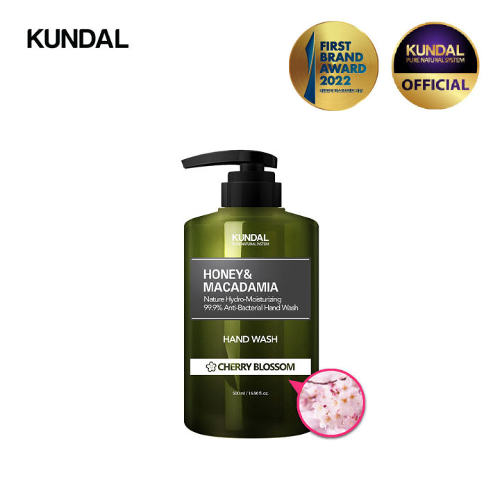 [KUNDAL] Honey & Macadamia Clean & Pure Hand Wash 500ml | Lazada Singapore