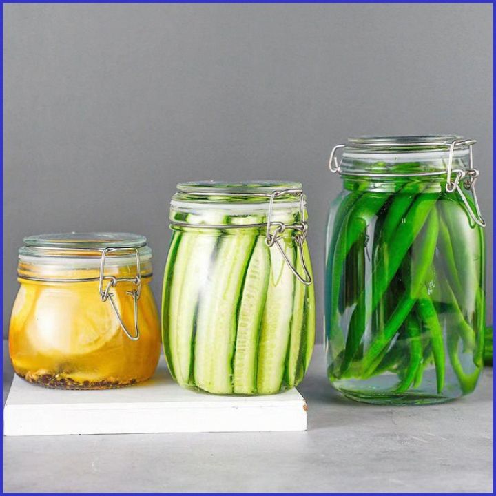Cans Storage Food Jar Food Preservation Glass Cleaning Sturdy Protect ...