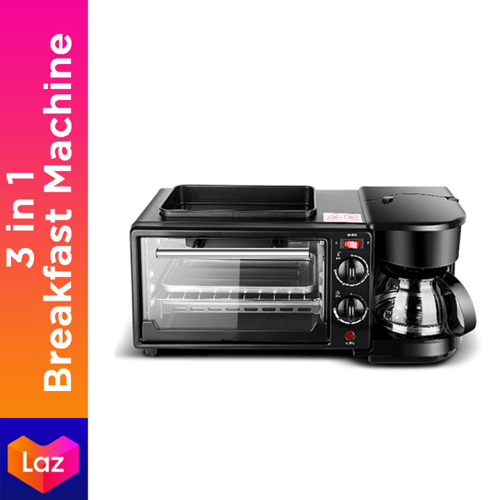 Ready Stock Multi-Function 3 IN 1 Breakfast Machine Electric Oven ...