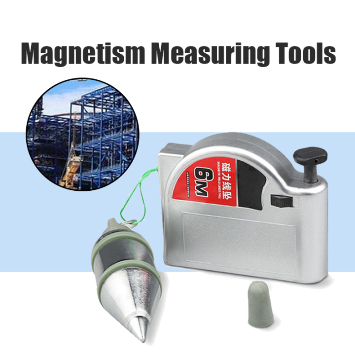 Magnetic Plumb Bob 6M x 400G Magnetism Measuring Tools | Lazada PH