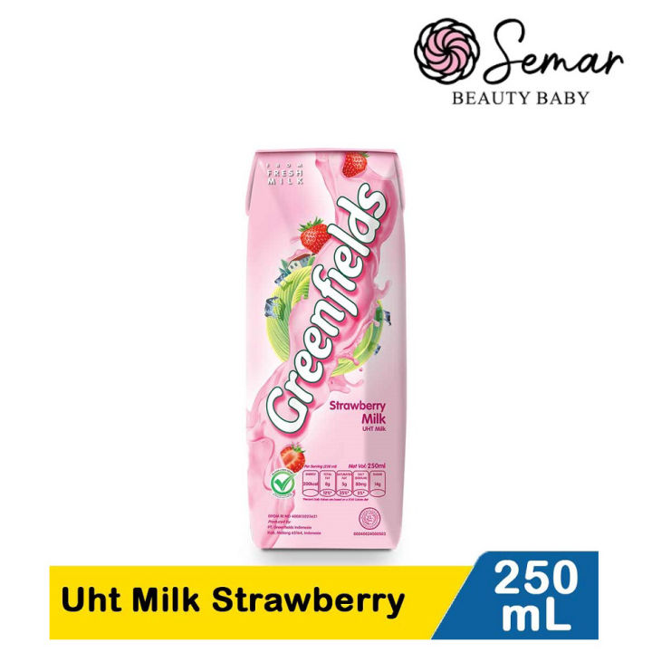 GREENFIELDS SUSU UHT STRAWBERRY 250ml | Lazada Indonesia