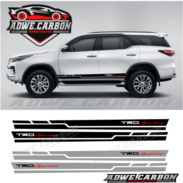 sticker mobil fortuner sticker mobil fortuner sticker toyota fortuner ...