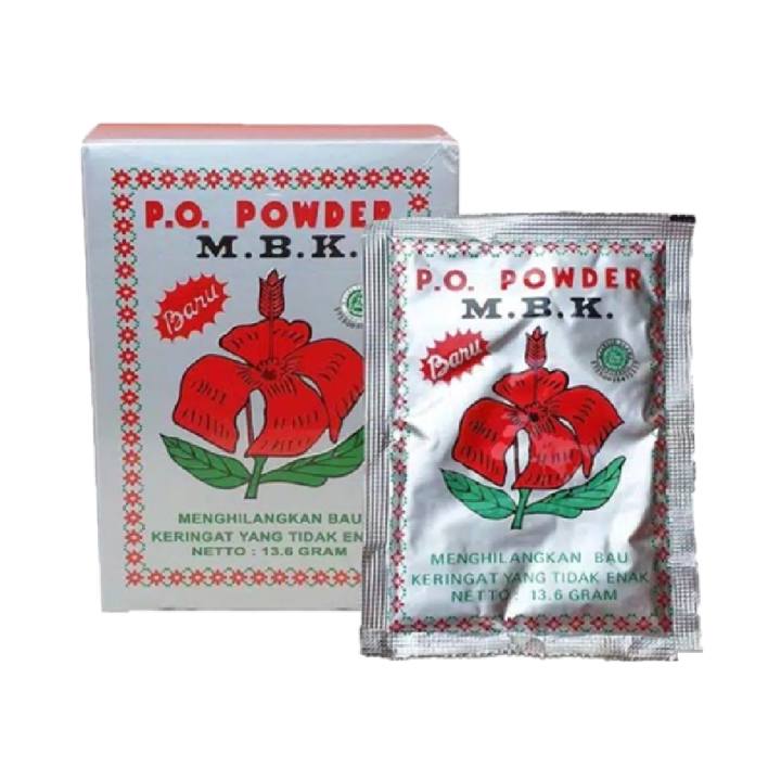 Bedak M.B.K (Silver) 13,6 Gram Mengurangi Keringat Dan Bau Badan Bedak ...