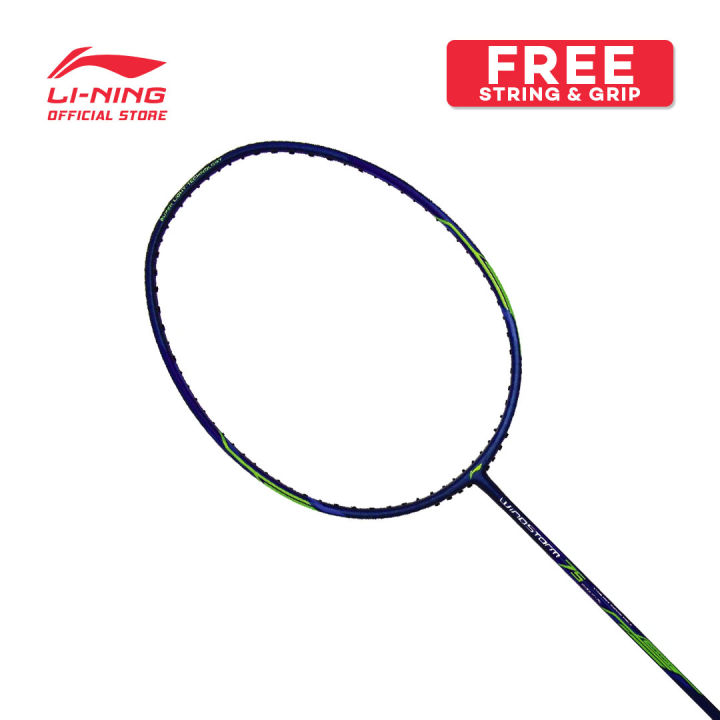 LI-NING WINDSTORM 75 BADMINTON RACQUET - NAVY/GREEN - AYPN098-4 | Lazada