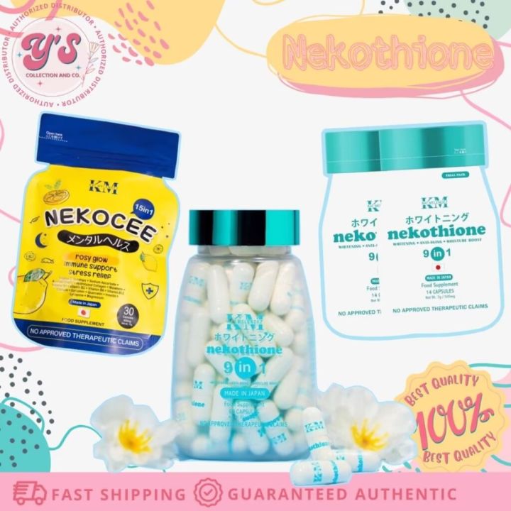 Nekothione 9 in 1 Kath Melendez / Neko Glutathione / Nekocee capsules ...