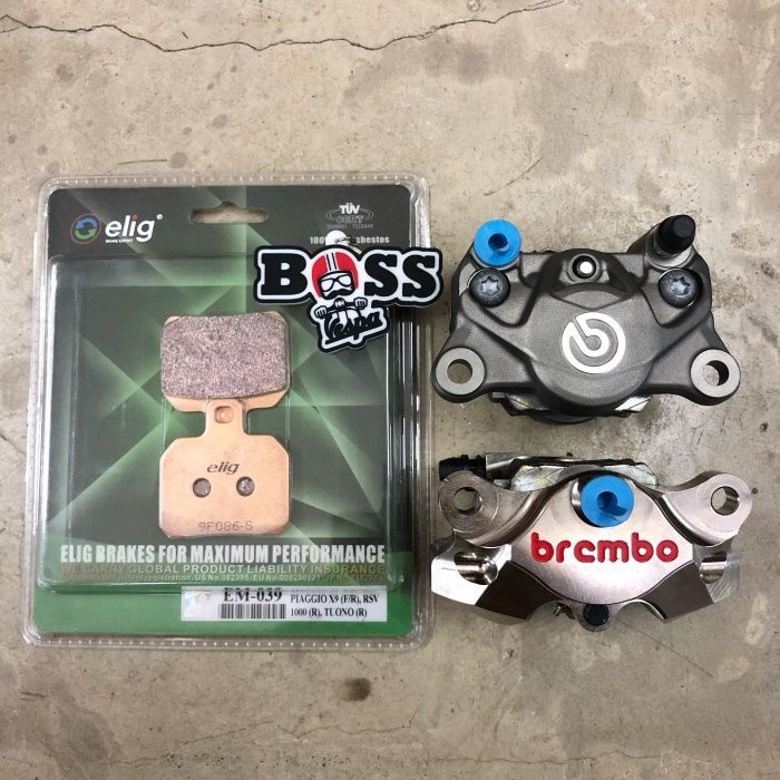 BRAKE PAD KAMPAS REM ELIG SINTERED BREMBO 2 PISTON 1 PIN | Lazada Indonesia