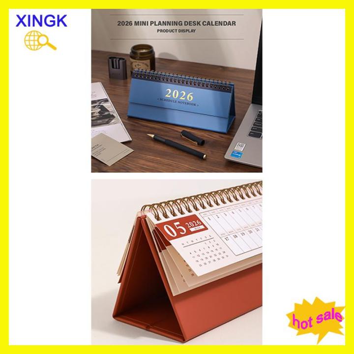 XINGK Lịch bàn 2026 lịch cổ điển với ghi chú ghi nhớ lịch hàng tháng ...