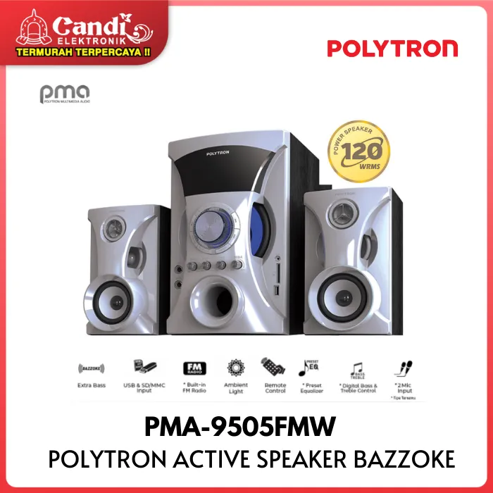 POLYTRON ACTIVE SPEAKER PMA-9505FMW - Multi Speaker PMA 9505 /-FMW ...