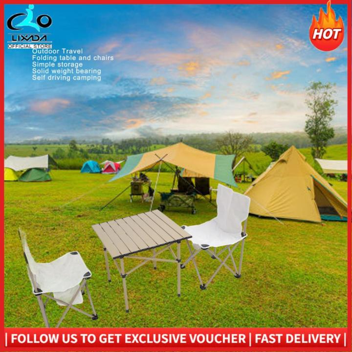 Portable Camping Table Chairs Set Camping Table Chairs Folding High ...