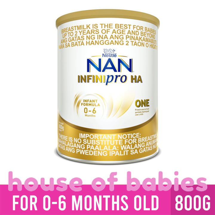 NAN Infinipro HA One 800g 0-6 Months Old Infant Formula | Lazada PH