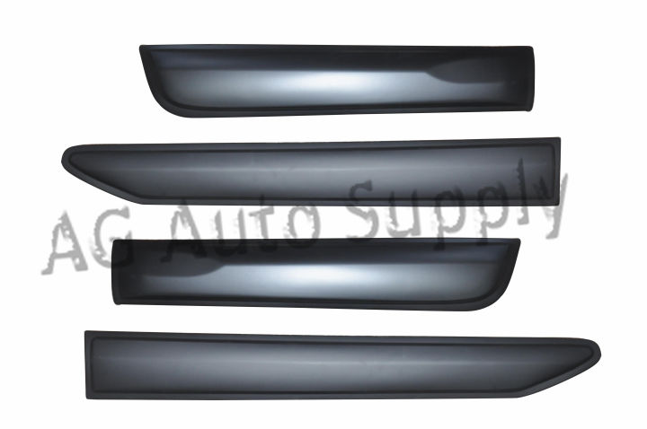 TOYOTA HILUX REVO/CONQUEST 2015-23 SIDE BODY CLADDING BLACK | Lazada PH