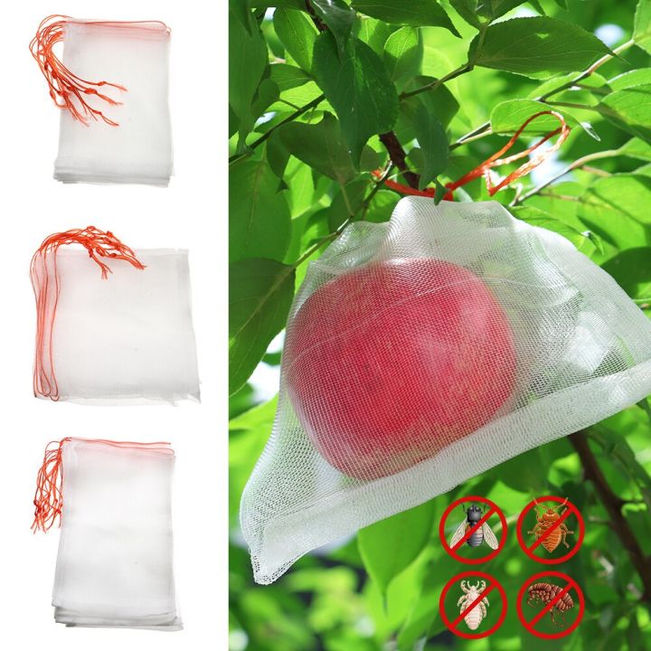 Fruit Vegetable Net Bag Jaring pokok Nylon Net for Pest Control Garden ...