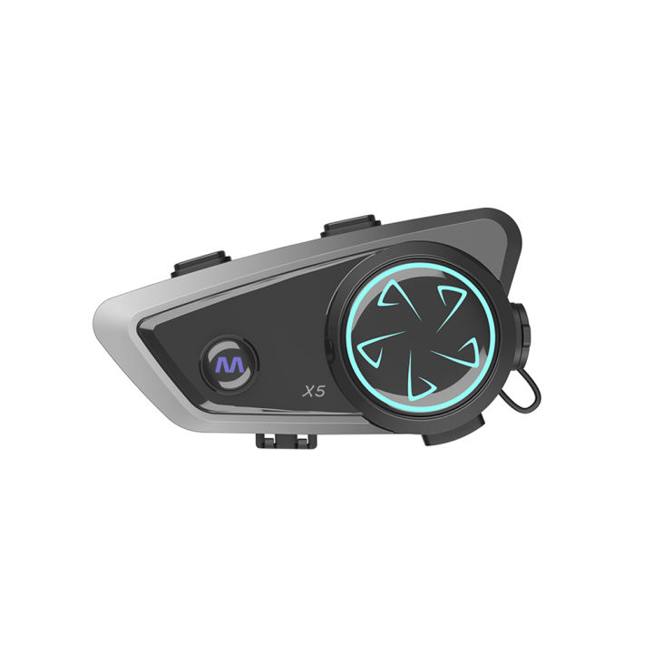X5 Bluetooth 5.0 Helmet Headset Intercom Wireless Waterproof 1000M ...
